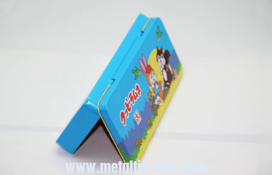 Students / Kids Pen Rectangular Tin Storage Containers With Cute Squirrel