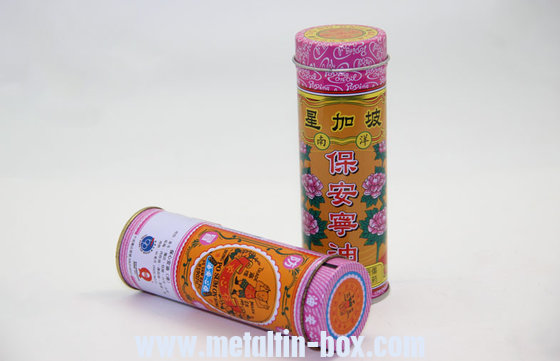 CMYK / Pantone OEM Mini Candy Round Tin Boxes With Logo Printing
