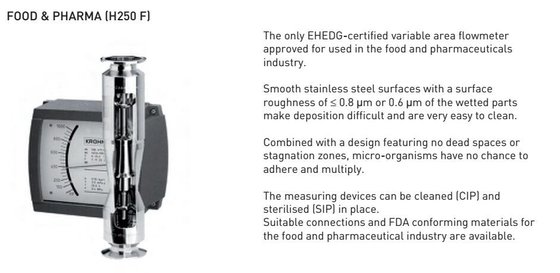 Krohne Tube Flow Meter Rotameter Variable area Flowmeter supplier
