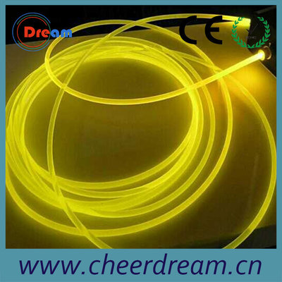 1.5-20mm solid core side glow flexible fiber optic light