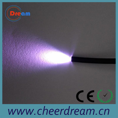 PMMA 0.75mm 25 core end glow fiber optic cable lighting