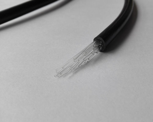 0.75mm 42 Strands PMMA End Glow Fiber Optic Cable for lighting