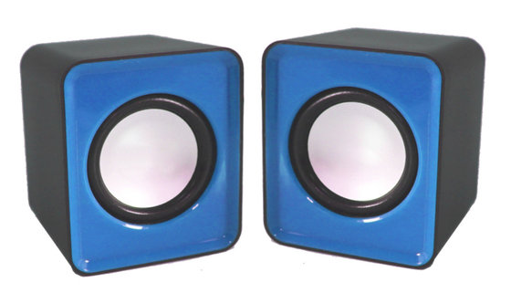 Mini Portable Square Cube Laptop computer speaker 2.0 For home / office