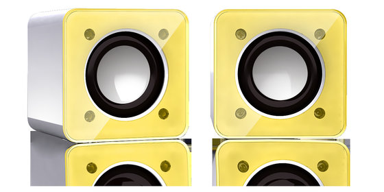 Colorful USB mini computer / Notebook speaker Built-in active amplifier