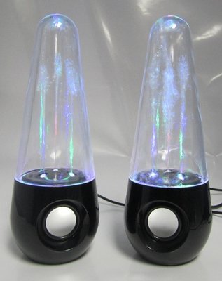 Home / office Water dancing speaker , colorful LED music dancing fountain speaker