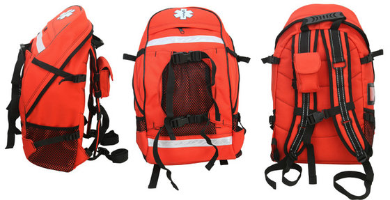 Large Capacity Emergency Medical Supply Bag 30.5X47X19CM Multiple Interior Pockets