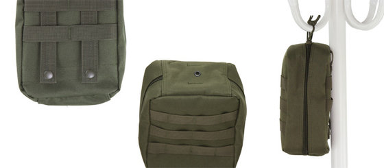 Olive Drab Military Tool Bag , Lightweight Military Surplus Canvas Tool Bag