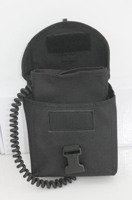 Black Molle Webbing First Aid Medical Bags Sturdy Molded Foam Interior