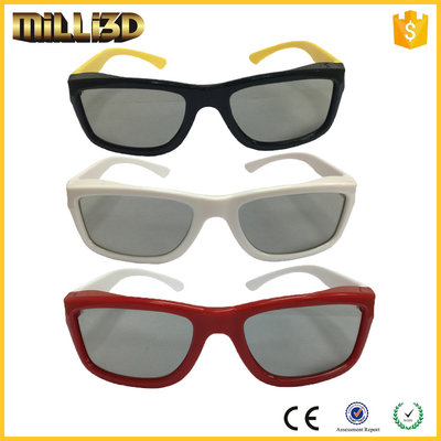 polarized custom real d plastic passive 3d glasses for cinemas