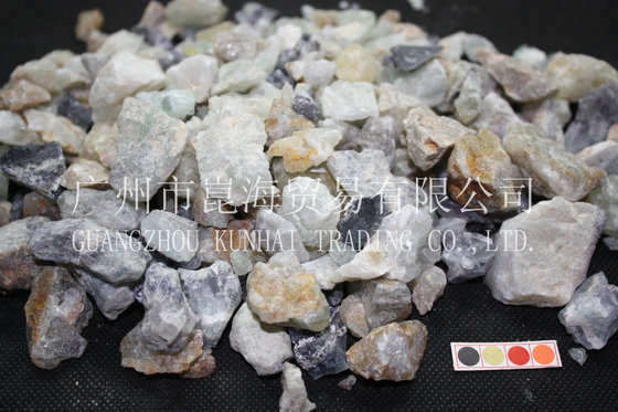 Nature Mineral Fluorspar Ore , Metallurgical CaF2 Calcium Fluoride