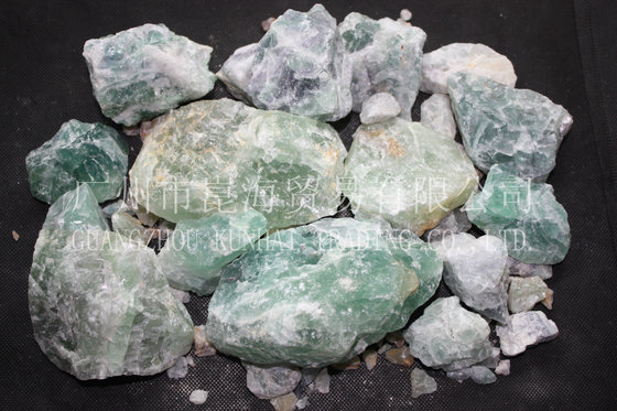La fluorina ácida del grado amontona el mineral del fluorito de CaF2 el 90% para la industria del cemento