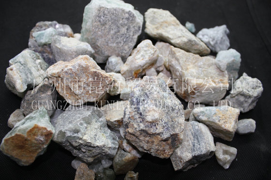 Miniera del fluoro del calcio di CaF2 60%, dimensioni metallurgica 10mm - 80mm della fluorite