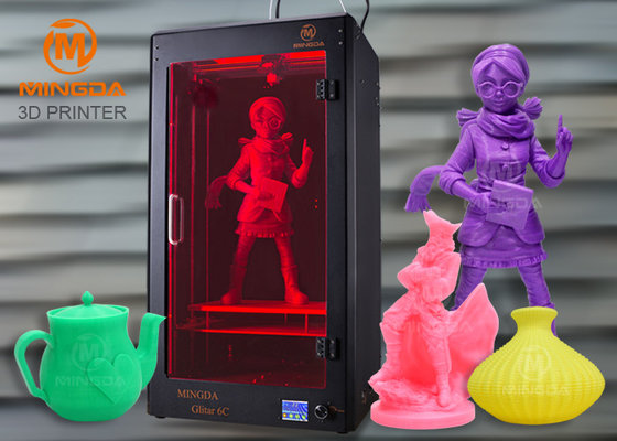 Принтер пластмассы FDM DIY 3D карточки принтера 3D PLA ABS большой с полной структурой металла