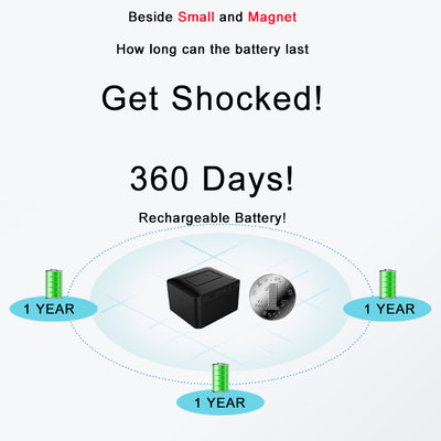 360 Days Standby Magnetic GPS Tracking Device , Magnetic Waterproof GPS Tracker 2100mAh