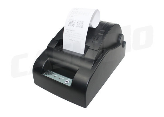 Black Mini Size Thermal POS Receipt Printer Usb Serial Interface Type