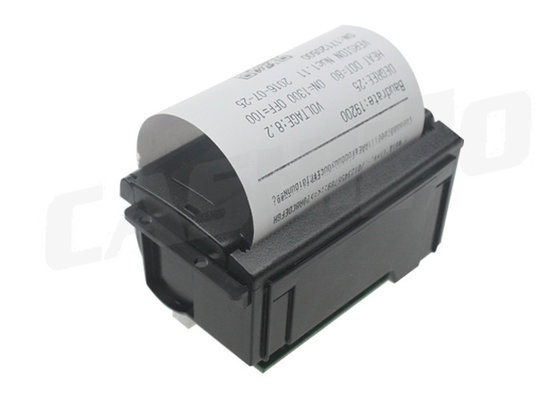 Front Panel Taxi Meter Receipt Printer , Qr Barcode Printer Support Taxi Meter Printing