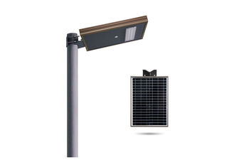 Bridgelux Chips Integrated Solar LED Street Light , 20w Led Street Light With Microwave Sensor