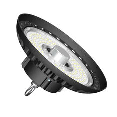 2800K 4500K 6500K Black IP65 Led High Bay Ufo Lighting With Motion Sensor