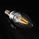 C35 LED Energy Saving Light Bulbs , LED Filament Candle Bulb Stepless Dimming