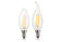 Candle Shaped LED Energy Saving Light Bulbs , C35 LED Candelabra Bulbs E12 E14 Socket