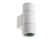 Surface Mounted LED Outdoor Wall Lights 24 Wattage Aluminium Body Tempered Glass Diffuser