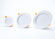 Round LED Recessed Downlights , LED Recessed Lighting Fixtures 5W 18W Aluminium Body IC Driver