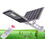Durable Solar Powered LED Street Lights / Solar Street Lamp With Remote Control