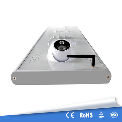 15w Led All In One Solar Street Light With Outdoor CCTV Camera IP 720P