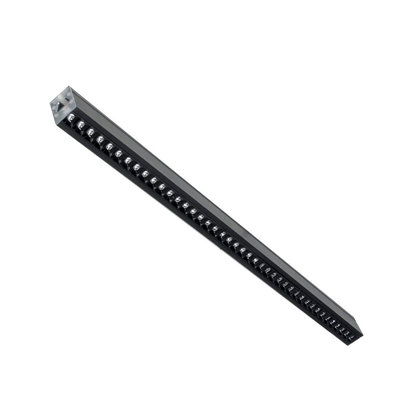 5 Years Warranty Led Linear Lighting , Black Led Linear Lamp With Lens