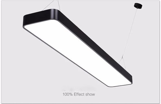 120Lm / W Aluminum Suspended Linear Led Lighting For Office , Long - Life