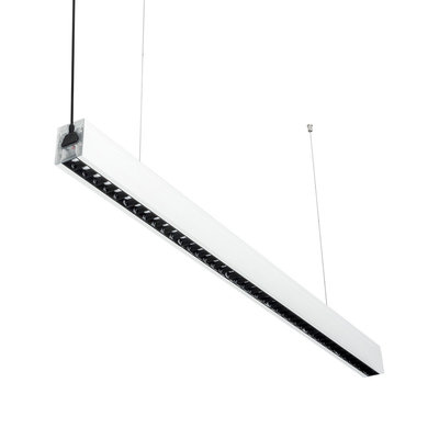 IP20 Aluminium Alloy 100lm/W LED Linear Pendant Light