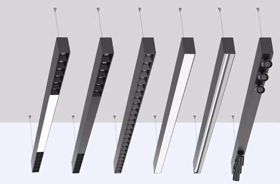 Dining Room Ceiling 20W 40W 60W 80W Pendant LED Linear Lighting Aluminum Alloy
