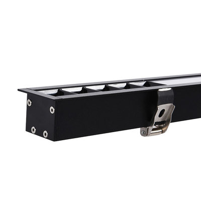 Modern Linkable Recessed Hanging 2400mm 8030 LED Pendant Linear Light Supermarket