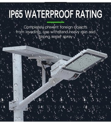 140-160lm / W Outside Solar Powered LED Street Lights For Garden Decorative