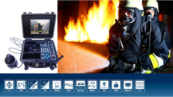 RS232 and RS485 Police Video Recorder 3G Mobile Emergency Command System