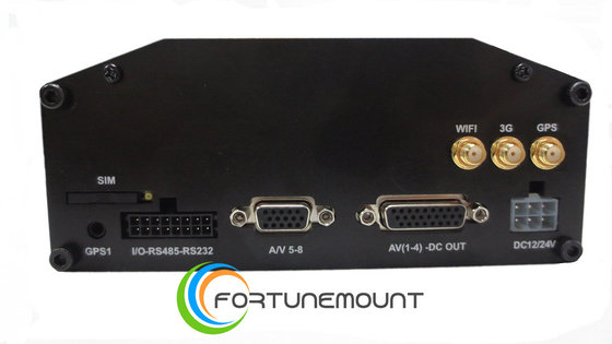 8ch D1 Car Mobile DVR LINUX System Black PAL/NTSC Video Standards