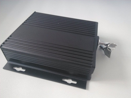 Mini Black H.264 Network DVR , Bidrectional PTZ Control Motion Detect Box