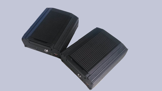 H.264 4 Channel Mobile DVR , Portable HDD Network Storage Black Box