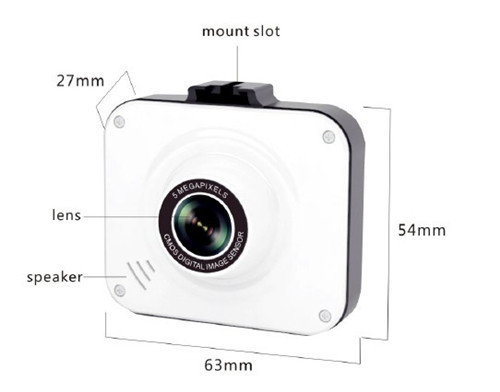 Night Vision 1080P HD Car DVR 2.0 Inch TFT LCD Wide Angle Lens CMOS Sensor