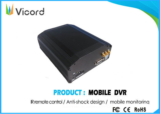 3G GPS 960H 4 Ch Mobile DVR HD Resolution Recording Network Transmission