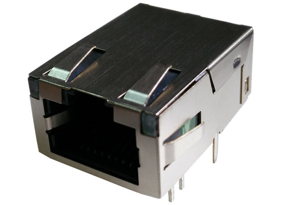 L830-1J1T-43 Low-Profile RJ45 Jack Conn Magjack 1Port 1000 Base-T Shielded
