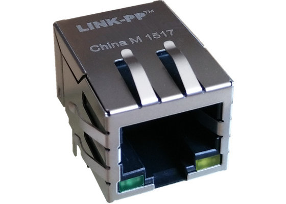 PTC1111-54L1VG RJ45 Jack With Magnetic module LAN 10/100BASE T Non-Shield