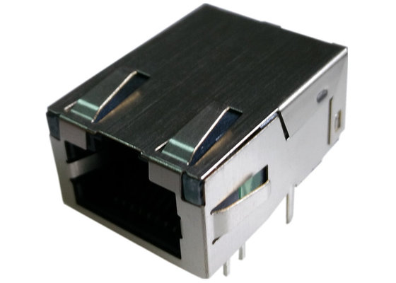 1368398-2 1x1 Gigabit Tab-up Low Profile Rj45 10/100/1000 With Magnetics W / LED