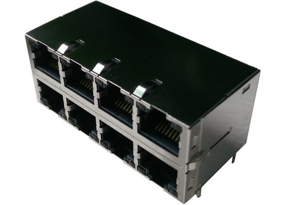 1840275-1 POE RJ45 Connector 2x4 MAG45 10/100 POE Circuit W/Leds 1840275-2