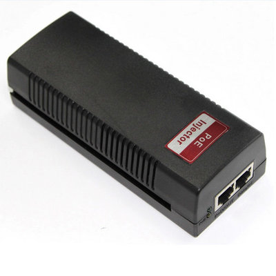 Инжектор PoE порта гигабита одиночный, IEEE 802.3af, 2*Gigabit порты медного кабеля RJ45, 15.4W