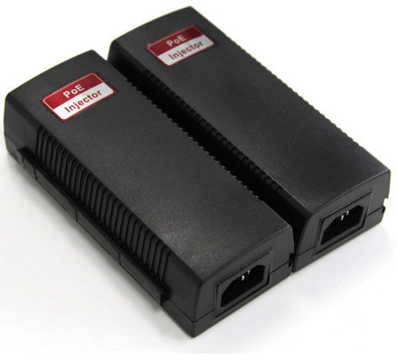 Инжектор PoE порта гигабита одиночный, IEEE 802.3af, 2*Gigabit порты медного кабеля RJ45, 15.4W