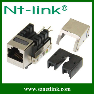 180 degree cat5e stp rj45 keystone jack