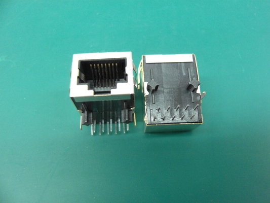 HFJ11-1G02ERL Power Over Ethernet PCB 10 Pin RJ45 Connector 10p8c ODM