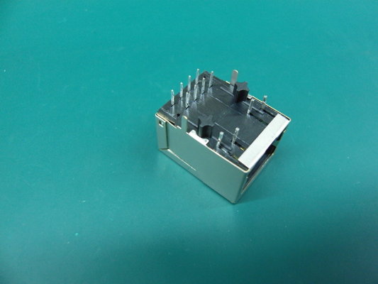 J0011D01BNL RJ45 Cat5 Right Angle Ethernet Cable Couplers Tab-Down 90 Degree 21.3mm