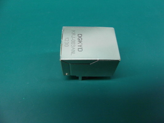 Штепсельная розетка прямоугольное 1 x 1 Платы-вниз женская RJ45 Jack кабеля локальных сетей